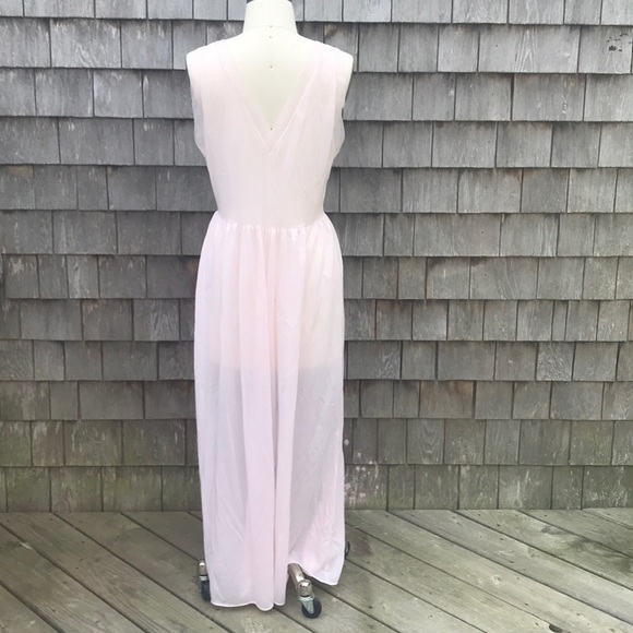 Intimates & Sleepwear | Vintage Pink Sheer Negligee | Poshmark